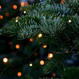 etc-shop 100x LED Lichterkette Weihnachts Außen Beleuchtung Deko Lampen Licht Effekte 29929 -100