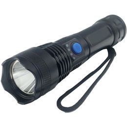 LED-Taschenlampe, wiederaufladbar und USB-Kabel zum Wandern, Gassigehen mit dem Hund