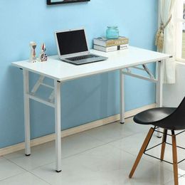 Home Schreibtisch Klappbar Computertisch 120 x 60 x 75 cm pc Schreibtisch Schreibtisch Büroarbeitsplatz für Home Office Verwendung Schreibtisch