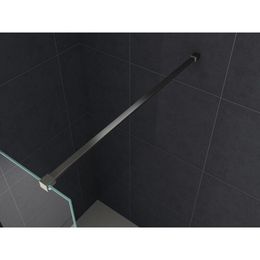 Glasdeals - Haltestange 140 cm schwarz (kantiges Profil)