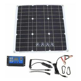 200 Watt 200 w Solarpanel-Kit mit 12 v LCD-Solarregler Boot Wohnmobil netzunabhängig