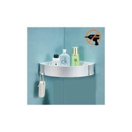 Eting - Duschablage, kein Bohren Duschablage mit Haken und magischem Aufkleber, Multifunktions-Duschablage Duschkorb Duschaufbewahrung – Duschablage