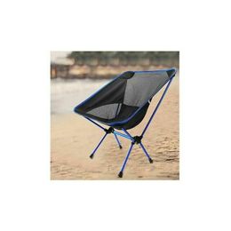 Klappbarer Campingstuhl mit Tragetasche. Ultraleichter klappbarer Strandstuhl, geeignet zum Wandern, Angeln, Grillen, Picknick im Freien,