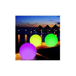 Wasserdichte LED-Solarkugel-Nachtlicht im Freien, Farbwechsel-Solarlampe, schwimmende Kugel, Licht, Pool-Party-Dekor