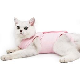 Krankheit Recovery Body Katze Kleidung Nach Kastration,L,rosa