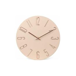 Uhr Moderne Wanduhr 30 cm leise, nicht tickende, batteriebetriebene Wanduhren aus Holz