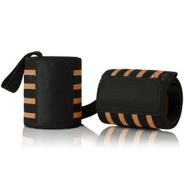 Amirror Smart Ug - Wrist Wraps Weightlifting - Steife, strapazierfähige Bandagen mit dicker Daumenschlaufe für Powerlifting orange