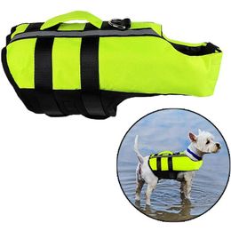 Minkurow - Pet Dog Schwimmweste Hundeschwimmweste Badeanzug Safe Life Jacket-L