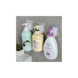 Handtuchhalter Duschgel Flaschenhalter Hakenhalter Badezimmer Wand Magic Paste Shampoo Saugwand Typ Nahtloser Haken 3 Packungen