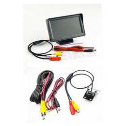 Kabelloses Rückfahrkamera-System-Set für Auto/LKW/Van/Pickup/Wohnmobil. 4,3-Zoll-Monitor-Rückfahrkamera-Rückfahrsystem