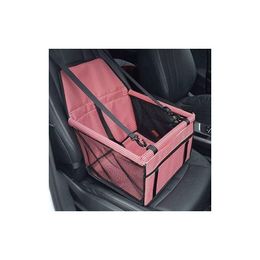 Lycxames - Auto-Autositz für Hunde oder Katzen, Hunde-Auto-Tragetasche, Korbtasche, wasserdichte Sitzerhöhung aus Oxford-Stoff mit