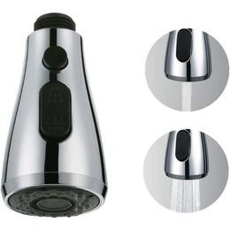 Wasserhahn-Sprühgerät mit Stopp-Taste 2 Arten von einziehbarem Jet-Küchenspülbecken Pro-Kopf für Toiletten-Mischbatterie Universal-Badezimmer