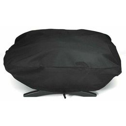 Tovbmup - Weber 7110 Q1000 Series bbq Cover Backofen Grill Cover Staub- und wasserdichte Abdeckung, winddicht, UV-beständig, Reiß 67,1 44 32cm