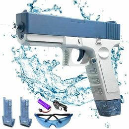 Elektrische Spritzpistole für erwachsene Kinder – Wasserpistole – Wasserschießspielzeug aus Kunststoff – automatische Super-One-Button-Spritzpistolen