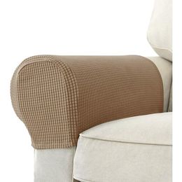 Amirror Smart Ug - 2er-Pack Jacquard-Stretch-Armlehnenbezüge für Sofas, Sessel, Anti-Rutsch-Möbelschutz, Armlehnenbezüge für Liegesofas mit