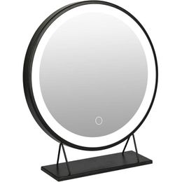 Schminkspiegel Kosmetikspiegel mit LED Beleuchtung Make Up Spiegel Schminktisch Beleuchtung 50×50cm - Kaltes weißes
