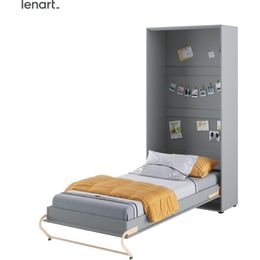 Lenart Schrankbett Wandbett Concept Pro CP03 90x200 vertikal mattes grau
