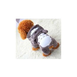 Eting - Hündchen Hundebekleidung Sweatshirt warmes Hemd Herbstmantel Hund Herbstmantel Modekleidung Overall, grau, xxl