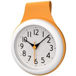 Küche Badezimmer wasserdichte Uhr Mode wasserdicht stumm Digitaluhr orange