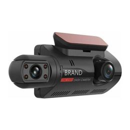 Vordere und hintere Dashcam-Autokamera, Full hd, 140° Weitwinkel, vorne + innen, 1 Stück. HD-Nachtsicht-Fahrrekorder mit zwei Objektiven