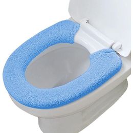 WC-Sitz Cover dicker Kissen Pads antibakteriell Luxus Toiletten Warm wc Sitzbezüge Warm WC-Sitz Matte Super Warm Universal