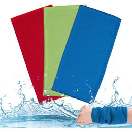 Amirror Smart Ug - Cooling Towel für Sport & Fitness, Gesichtsschutz Mikrofaser Handtuch/Kühltuch als kühlendes Handtuch für Laufen, Trekking, Reise