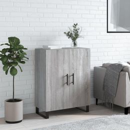 Sideboard,Beistellschrank,Kommode fuer Flur, Kueche, Esszimmer und Wohnzimmer Grau Sonoma 69,5x34x90 cm Holzwerkstoff VRINE359998 MAISONCHIC