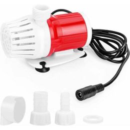 Dc 12 v 20 w Tauchpumpe, tragbare Aquarium-Wasserpumpe, 1200 l/h, hohe Durchflusspumpen, Amphibienpumpe für Heimteich, Aquarium, Brunnen