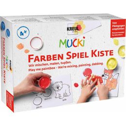 Mucki Farbenspiel Kiste Wir zählen mit Farben und Fingern Textilfarbe - Kreul