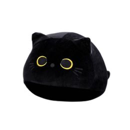 Schwarze Katze Plüschtier Umarmung Spielzeug (Schwarz 30cm)