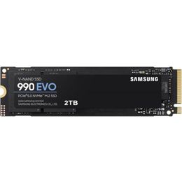 Samsung SSD 990 EVO 2TB M.2 MZ-V9E2T0BW, M.2 2280, PCIe 4.0 bis zu 5000/4200MB/s lesen/schreiben