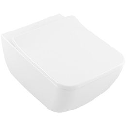 Villeroy & Boch Villeroy&boch - Tiefspül-WC Venticello 375x560x340 rechteckig wandhängend Abgang waagerecht Direct-Flush Weiß Alpin CeramicPlus