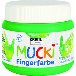 Mucki Fingerfarbe grün 150 ml Kinderbasteln - Kreul