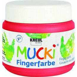 Mucki Fingerfarbe rot 150 ml Kinderbasteln - Kreul
