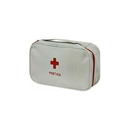 First Aid Kit Empty Portable Waterproof First Aid Box Emergency Bag for Home Office School Sports Travel(Without Supplies)