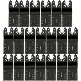 Oszillierende Sägeblätter für Metall/Holz, 25-teiliges Multi-Tool-Sägeblatt-Zubehör 34-mm-Kit, Werkzeugzubehör aus Karbonstahl, für Bosch Fein –