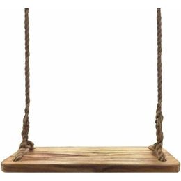 Schaukel aus Paulownia-Holz mit 3,7 m Seil, 60 cm x 20 cm x 3 cm, Schaukel für Kinder und Erwachsene, Gartenbaum - Lycxames