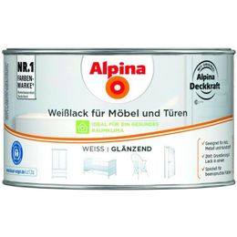 Weißlack, für Möbel&Türen, glänzend, 300ml - Alpina