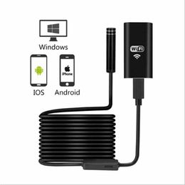 WiFi Endoskop Inspektionskamera 720P hd Endoskopisches Spulenkabel IP67 Wasserdichte Kamera mit 8 led für Android iOS iPhone Mac Windows PC-16.4ft /