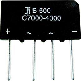 B80C1500A Brückengleichrichter SIL-4 160 v 2.3 a Einphasig - Diotec