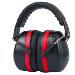 Kopfhörer mit Geräuschunterdrückung, idealer Gehörschutz für Mähen, Holzbearbeitung, snr 30 dB, Schwarz Rot - Lycxames