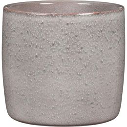 Solido, Blumentopf aus Keramik, Farbe: Seashell, 17,6 cm Durchmesser, 16 cm hoch, 3,1 l Vol. - Seashell - Scheurich