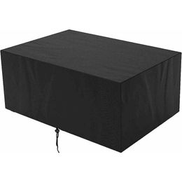 Schutzhüllen für Gartenmöbel, wasserdicht, staubdicht, 420D Oxford, Möbelschutzhülle für Gartensofa, Outdoor, Tisch und Stühle – 135 x 135 x 75 cm