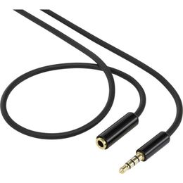 SpeaKa Professional SP-7870552 Klinke Audio Verlängerungskabel [1x Klinkenstecker 3.5 mm - 1x Klinke