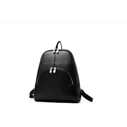 Eting - Rucksack Damen Zweiwege Reißverschluss Elegantes Design (Schwarz)