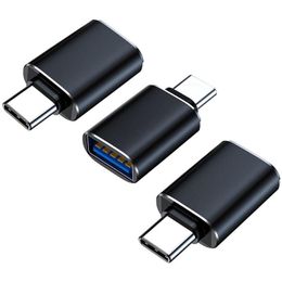 Fvbjd - USB-C-auf-USB-Adapter, Typ-C-Thunderbolt-OTG-Konverter, USB-C-Stecker auf USB-3.0-Buchse (3er-Pack) für Apple MacBook Pro, MacBook, iPad,