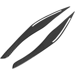 Carbon Fiber Scheinwerfer Augenlid Augenbraue Abdeckung Aufkleber Trim Für E90 E91 328i 335i 2006-2011