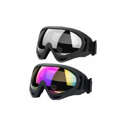 Eting - Skibrille Skibrille Snowboardbrille, Schneemobil Motorradbrille Skibrille Schutzbrille Linse Anti-Staub, UV-Schutz, Motorradbrille für