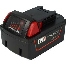 1x Akku kompatibel mit Milwaukee 0902-28, 0903-28, 0904-28, 0912-29, 0923-25, 0923-29, 0926-24 Werkzeug (4000 mAh, Li-Ion, 18 v) - vhbw