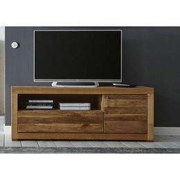 Massivmöbel24 TV-Board Wildeiche 165x48x63 natur geölt BERLIN 21 - natur